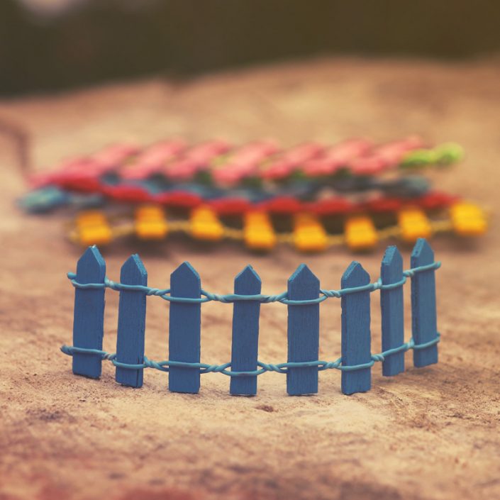 3cm High Wooden Fences – Garden Fairy Creations