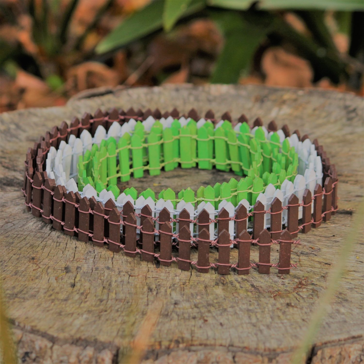 3cm High Wooden Fences – 100cm – Garden Fairy Creations