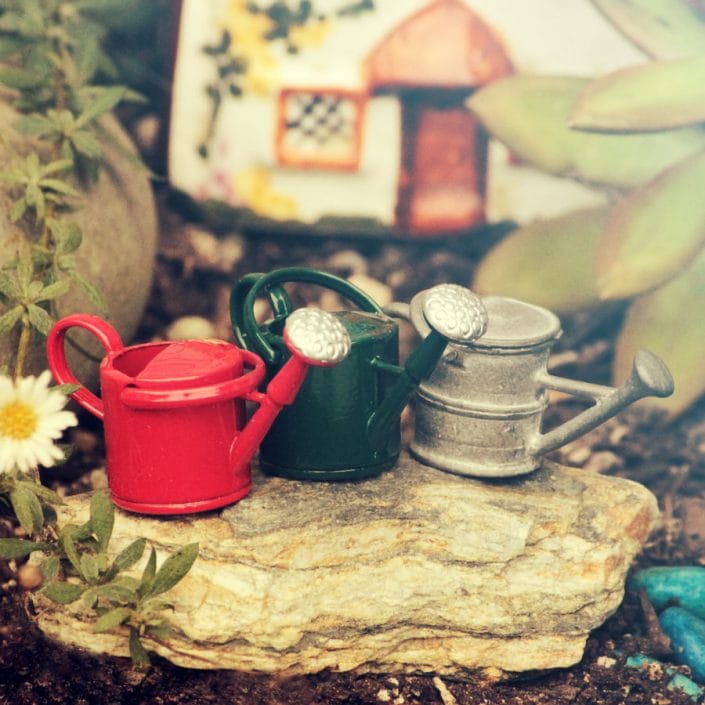 Fairy Watering Can – Miniature – Garden Fairy Creations